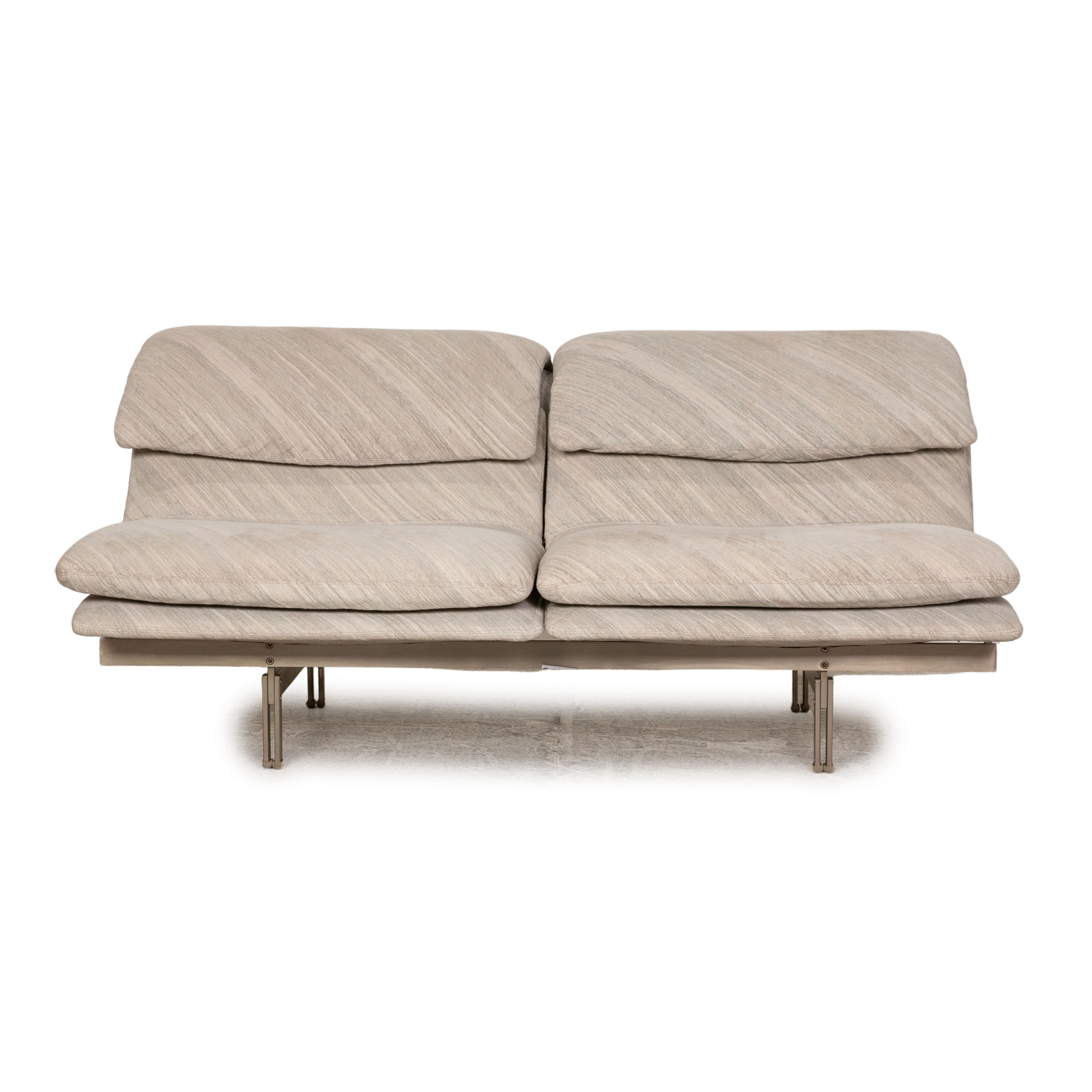 Wave Sofa 2-Sitzer mit Funktion Stoff Grau | Saporiti Italia | COCOLI