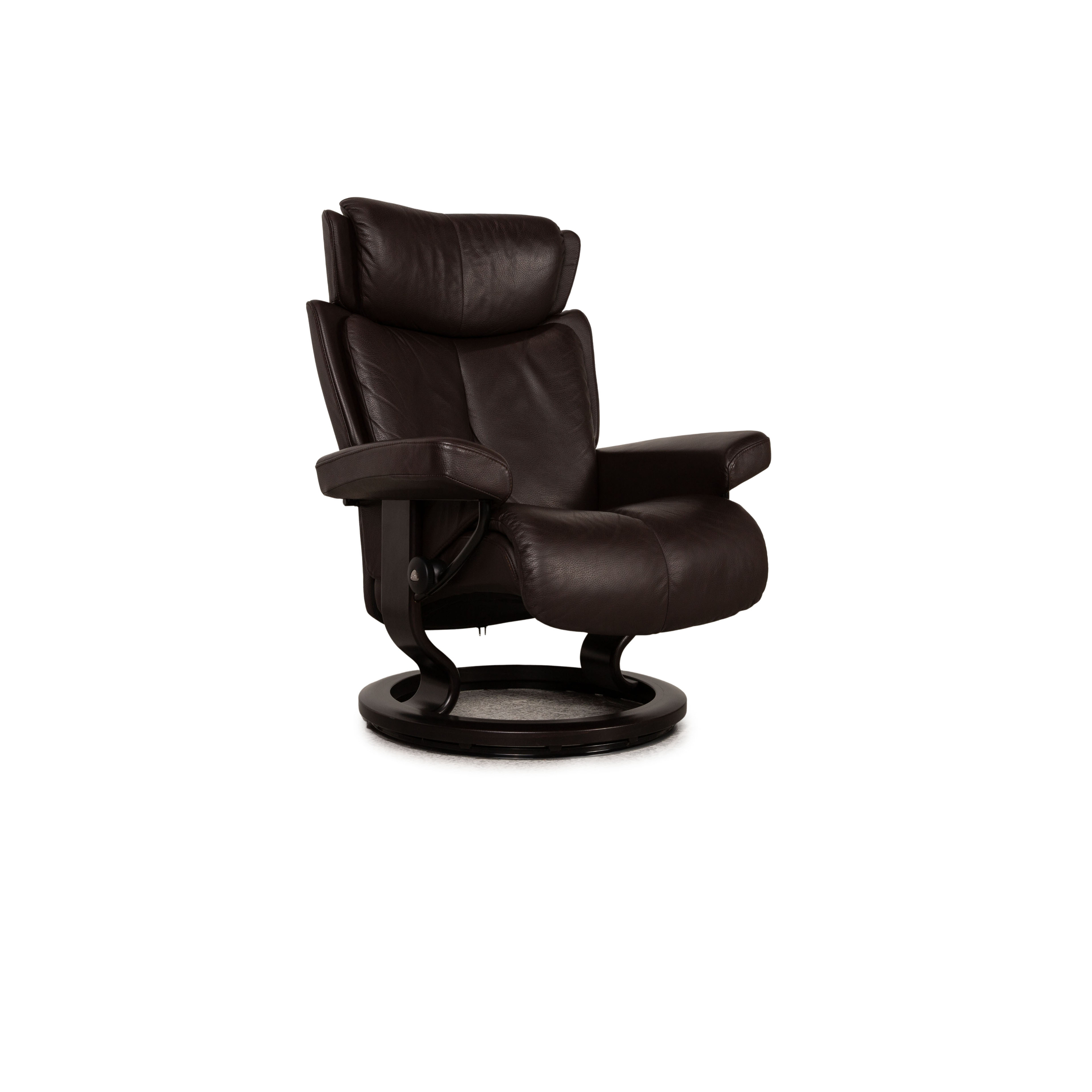 Magic Sessel mit Funktion inkl. Hocker Leder Braun | Stressless | COCOLI Magic Sessel mit Funktion inkl. Hocker Leder Braun | Stressless | COCOLI