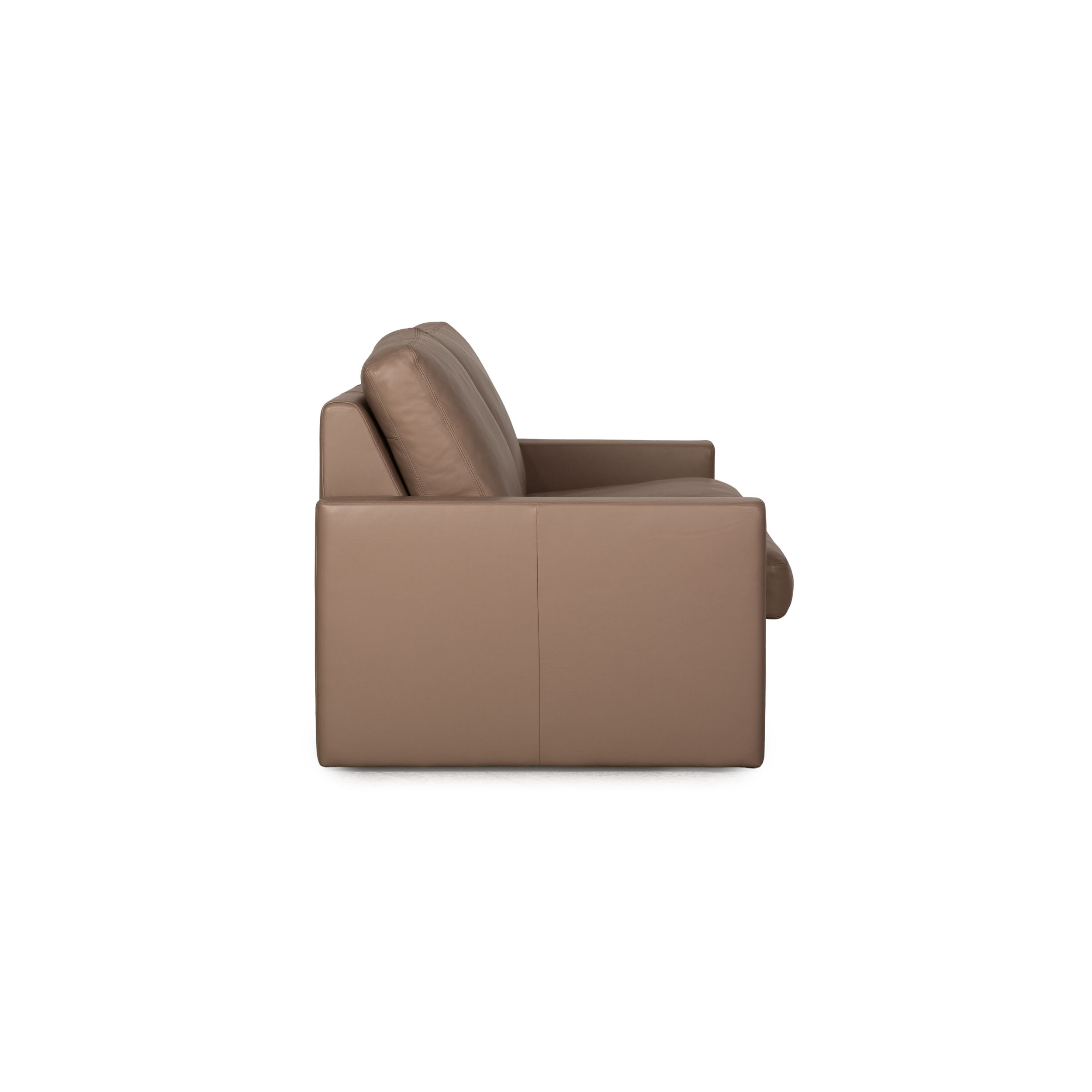 2x CL 100 Sofa Garnitur 2-Sitzer + Sessel Leder Beige | Erpo | COCOLI