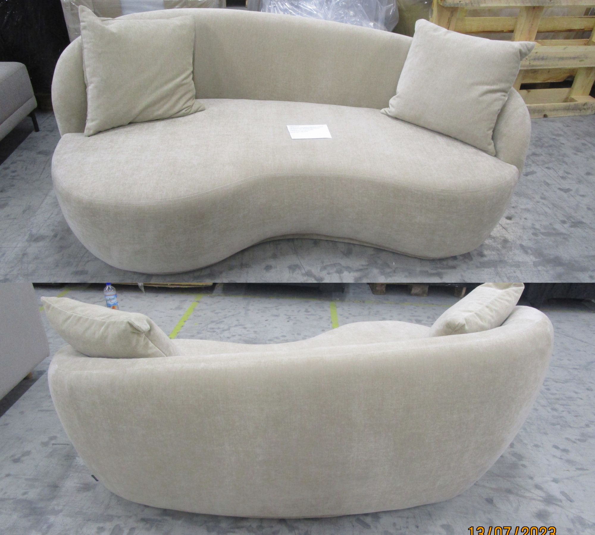 Rose Sofa 2,5-Sitzer Danny Cream | SOFACOMPANY | COCOLI