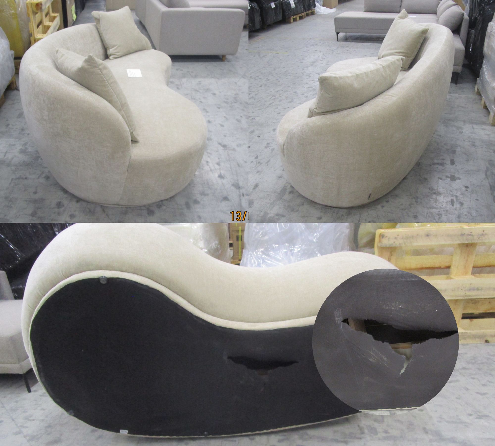 Rose Sofa 2,5-Sitzer Danny Cream | SOFACOMPANY | COCOLI