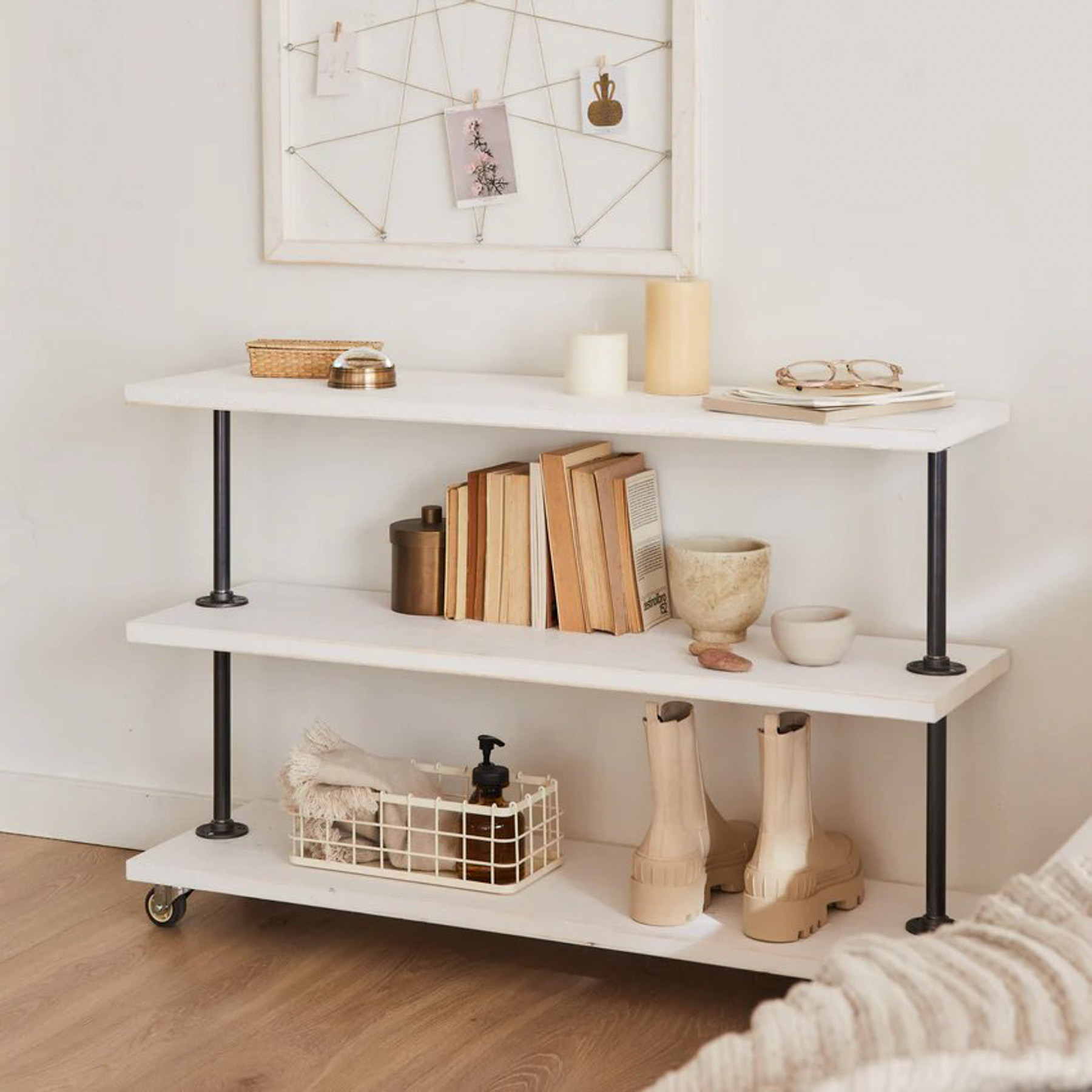 Regal Holz Weiss