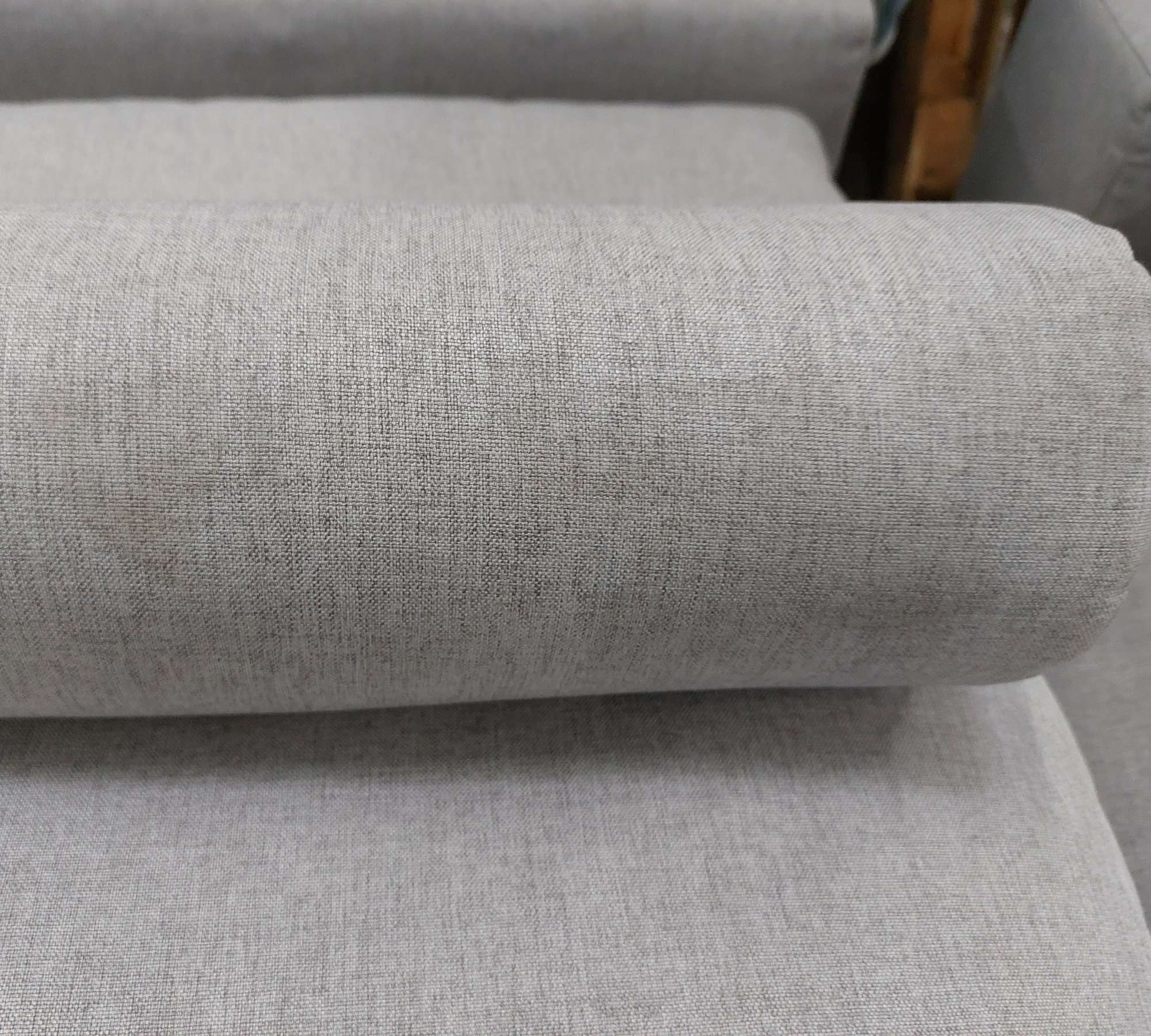 Flayr Ecksofa Webstoff Schiefergrau | MYCS | COCOLI
