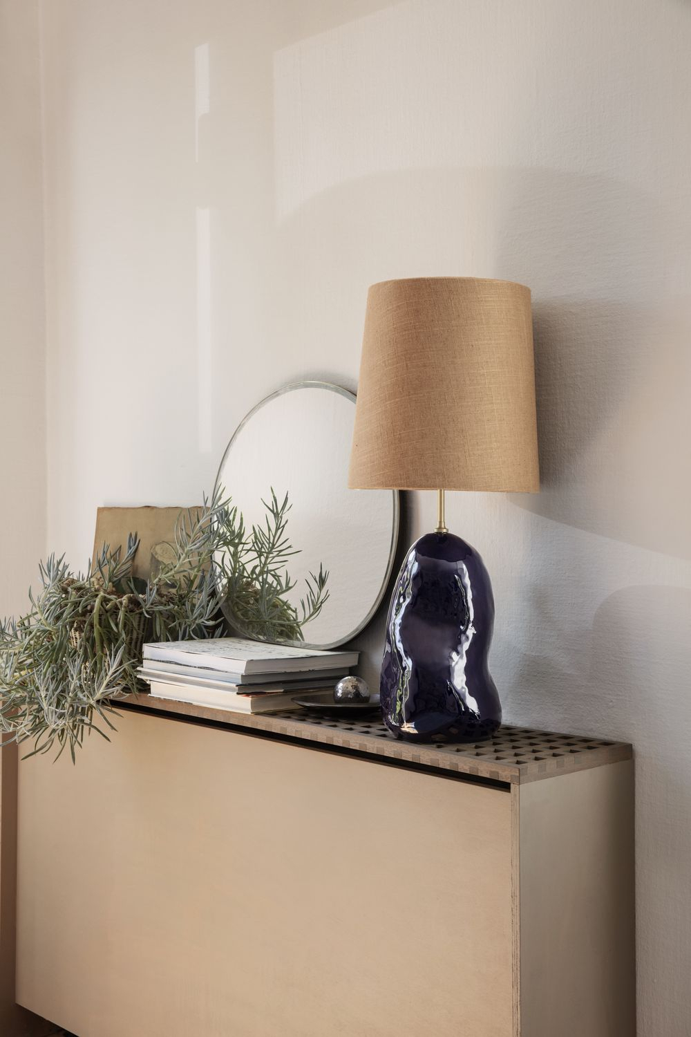 Hebe Lamp Base Blau | Ferm Living | COCOLI
