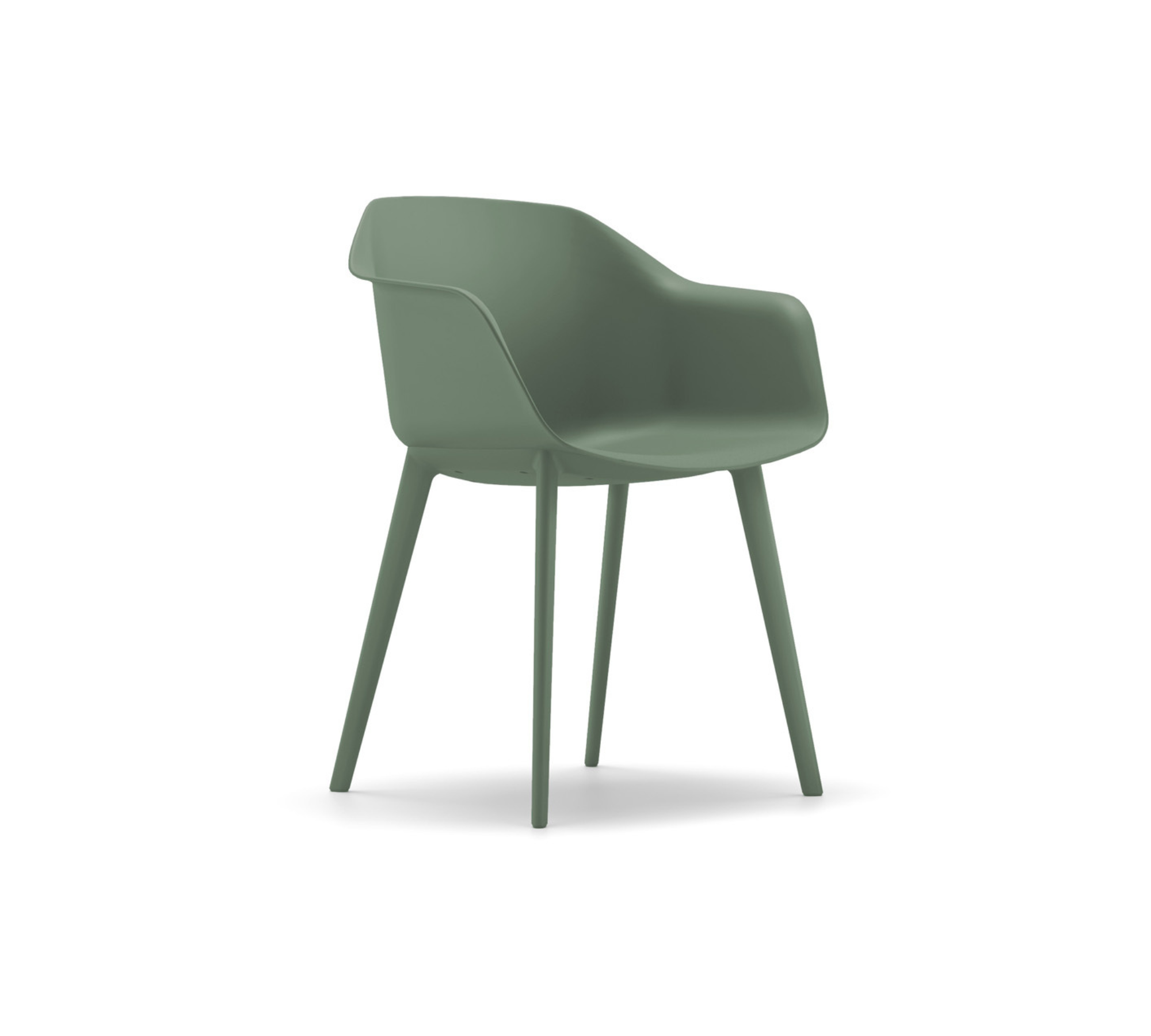 Poly Armlehnstuhl Kunststoff Grün | Trabaldo | COCOLI
