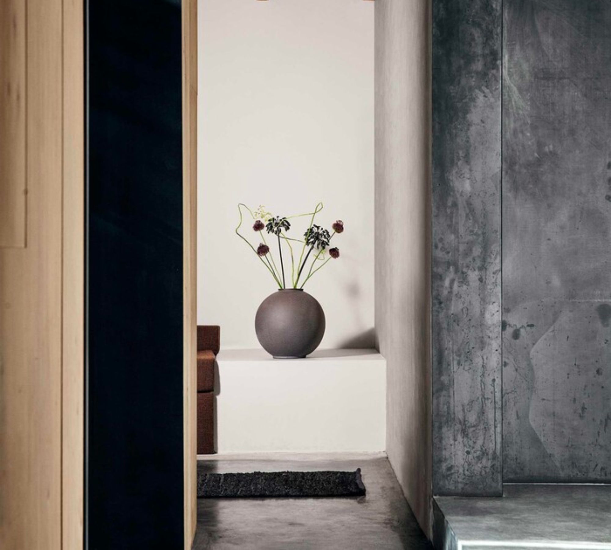 Carpo Teppich Upcycling Leder Baumwolle Magnet | Blomus | COCOLI