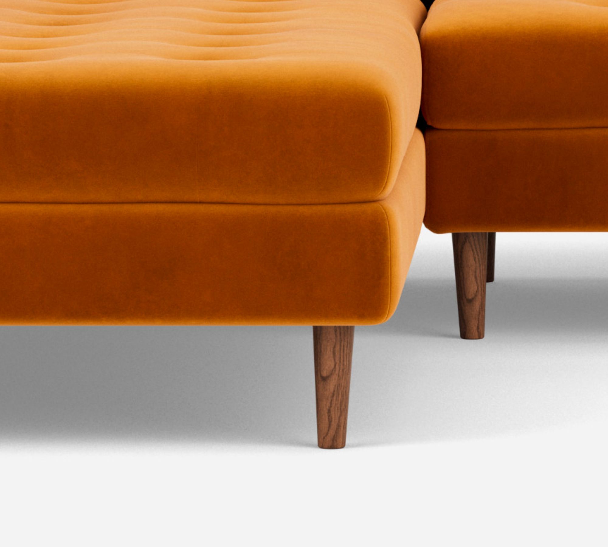 Nelson Sofa Récamiere Links Moss Rust | SOFACOMPANY | COCOLI