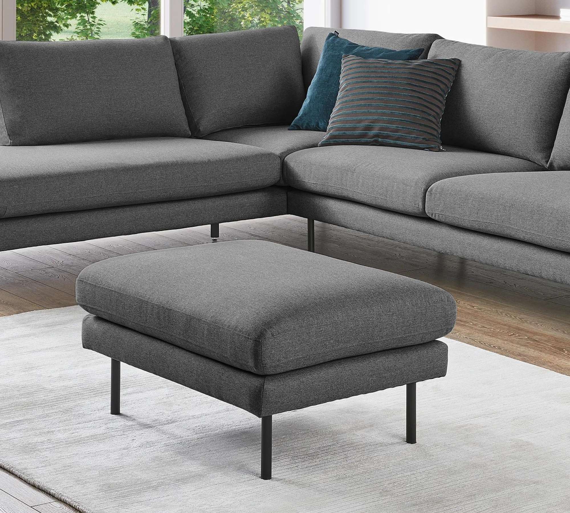 Dane Polsterhocker Velour Matt Amber | SOFACOMPANY | COCOLI