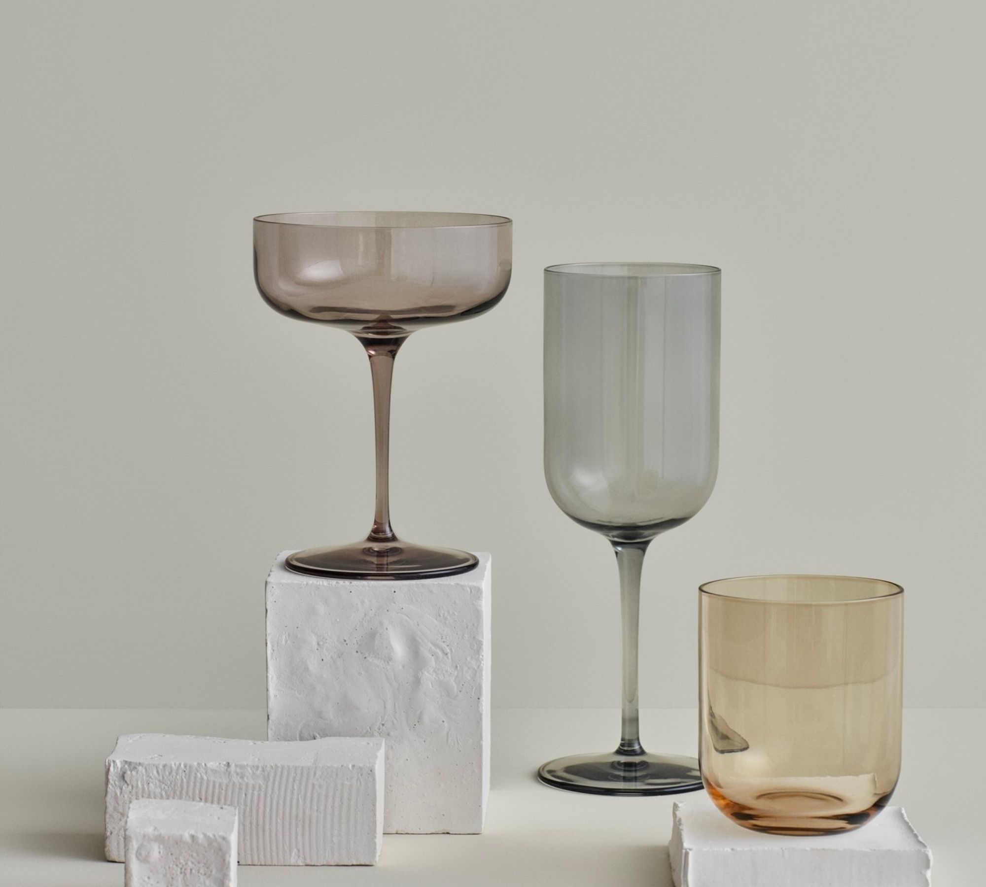 4x Fuum Weißweinglas Smoke | Blomus | COCOLI
