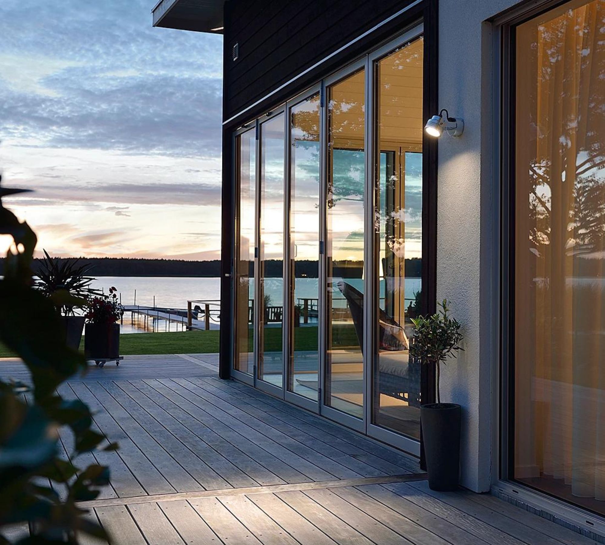 LED Wandleuchte 6-flammig Aluminium Silber | Konstsmide | COCOLI