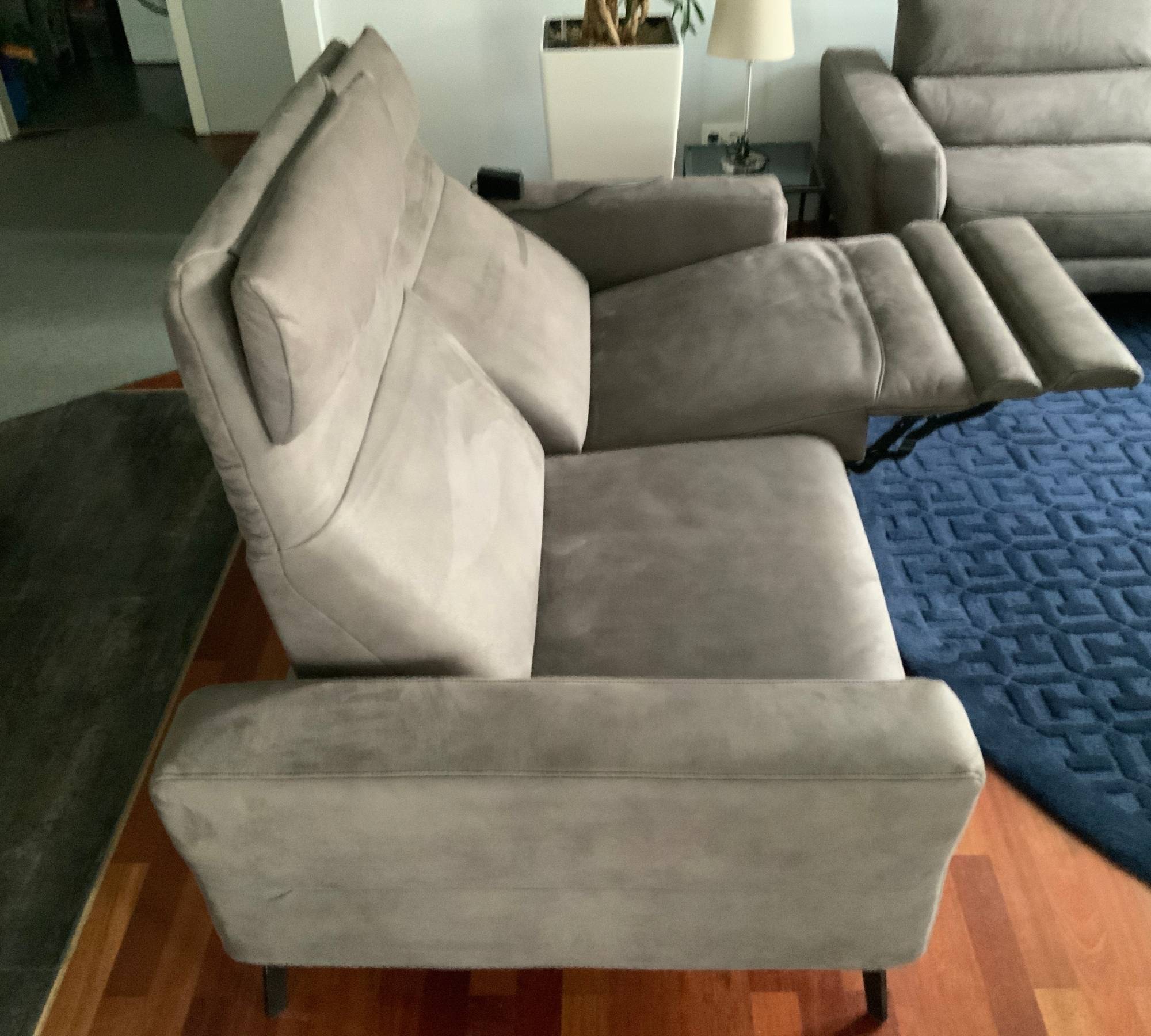 2x Sofa-Set 2-Sitzer Quarzgrau | COCOLI
