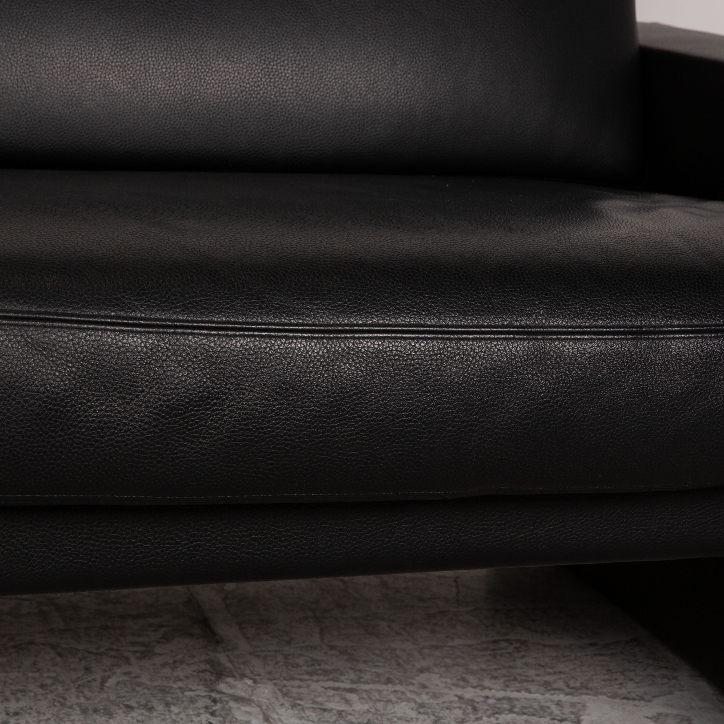 CL 100 Sofa 3-Sitzer Leder Schwarz | Erpo | COCOLI