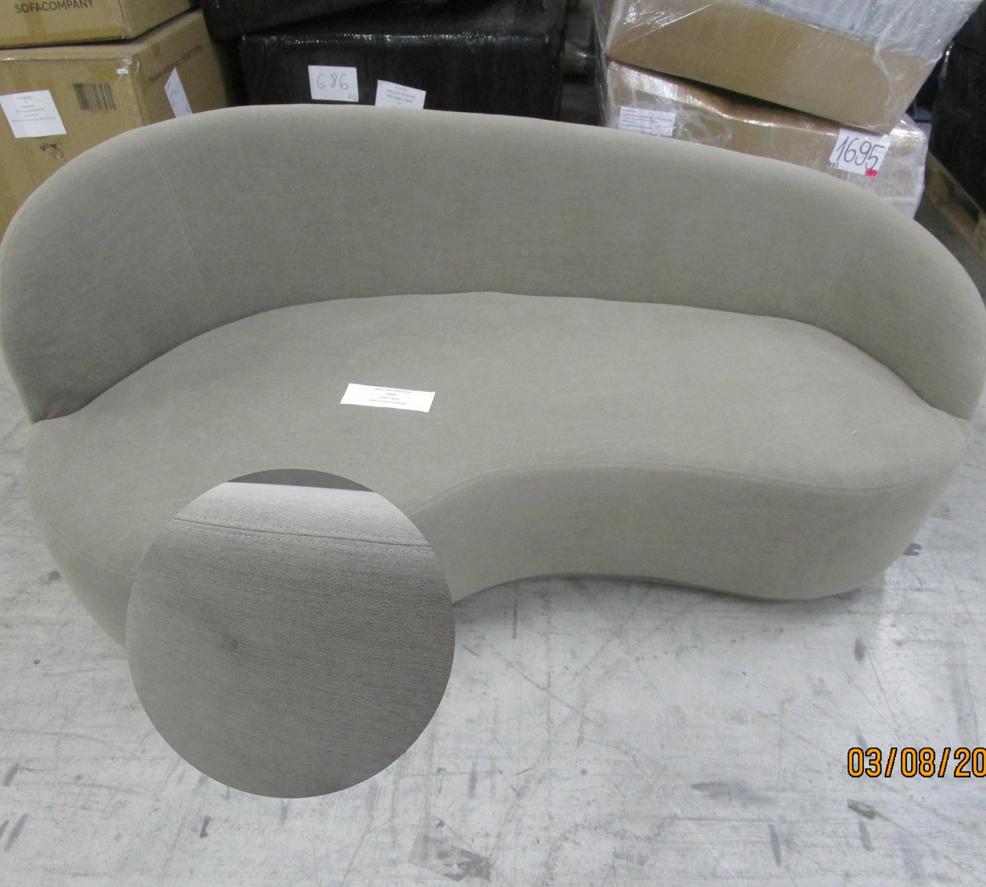 Rose Sofa 2,5-Sitzer Forest Mole | SOFACOMPANY | COCOLI